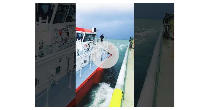 Pilot Boarding with SWATH Pilot Vessel 'Groden', Germany - Marine ...