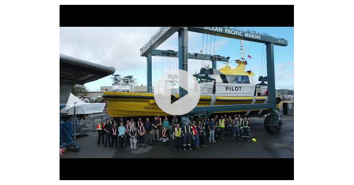 Launching the Pacific Guardian - Marine-Pilots.com