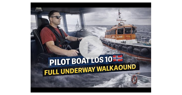 Pilot Boat LOS 107 — Full Underway Walkaround - Marine-Pilots.com