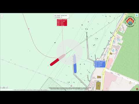 Detailed Track: Collision of 'Carnival Legend' and 'Glory' on Dec 20 ...