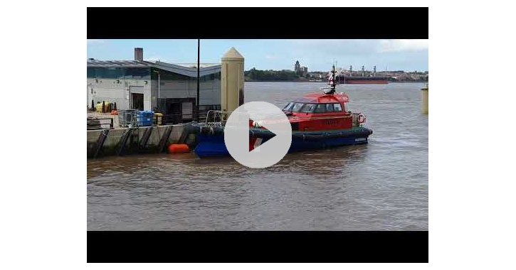 Pilot boat Razorbill departs Pier Head, Liverpool. 29/9/22 - Marine ...