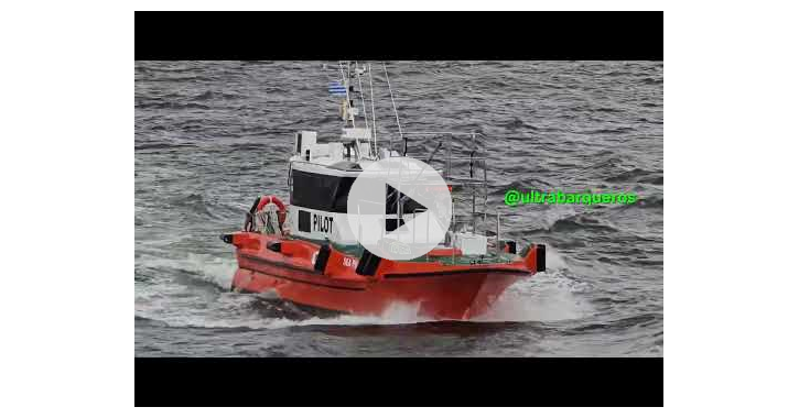 Pilot boat 'SEA PILOT'/ BulkCarrierShip 'ASL ARK'/ PuntaIndioChannel ...