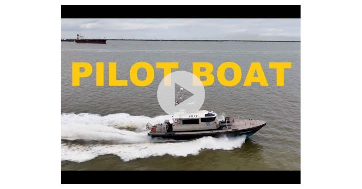 Stunning Aerial Footage of Houston Pilot Boat Yellow Rose Watch From ...