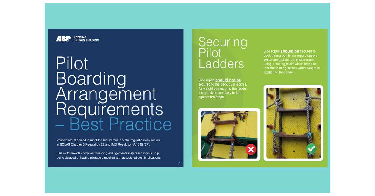 Best practice on rigging pilot ladders (UK MAIB) - Marine-Pilots.com