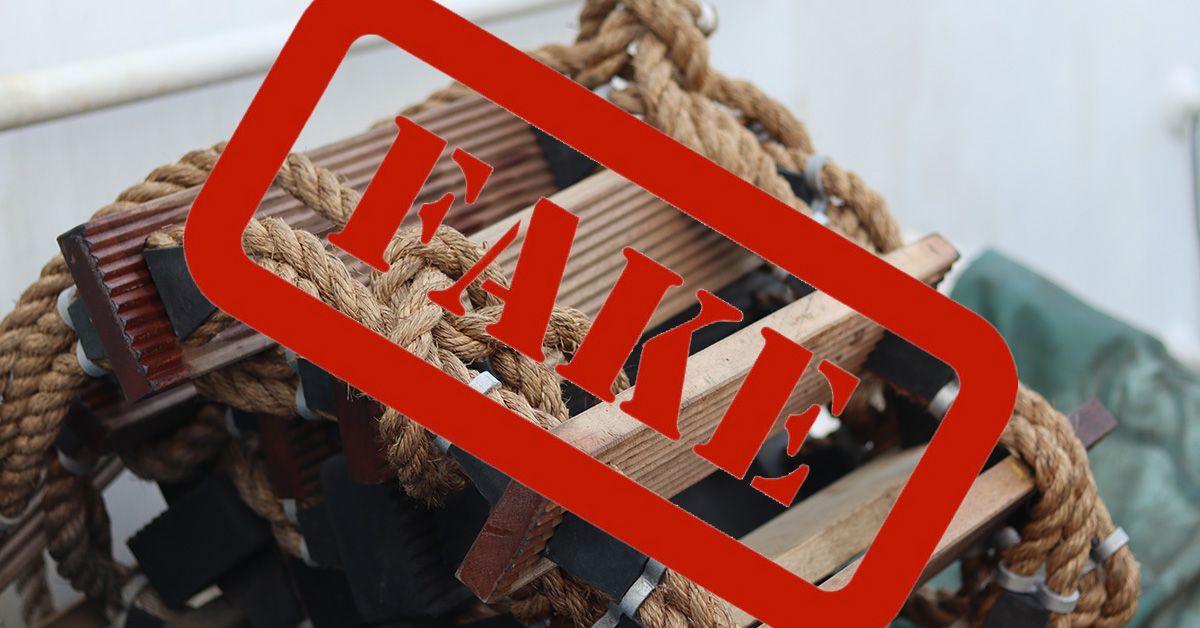 How to recognise a fake pilot ladder - Marine-Pilots.com