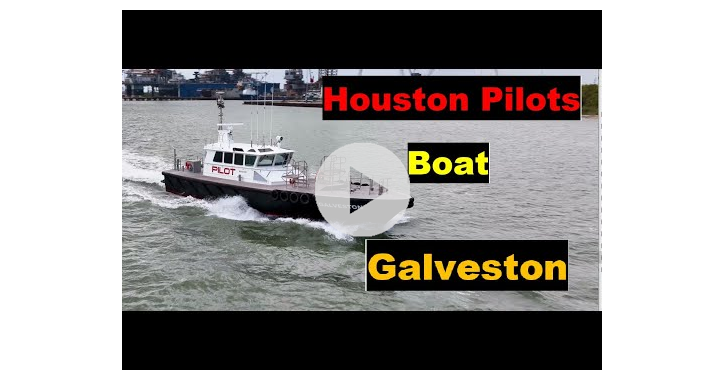 Houston Pilots Ship Pilot Boat Galveston Passing The Battleship Texas ...